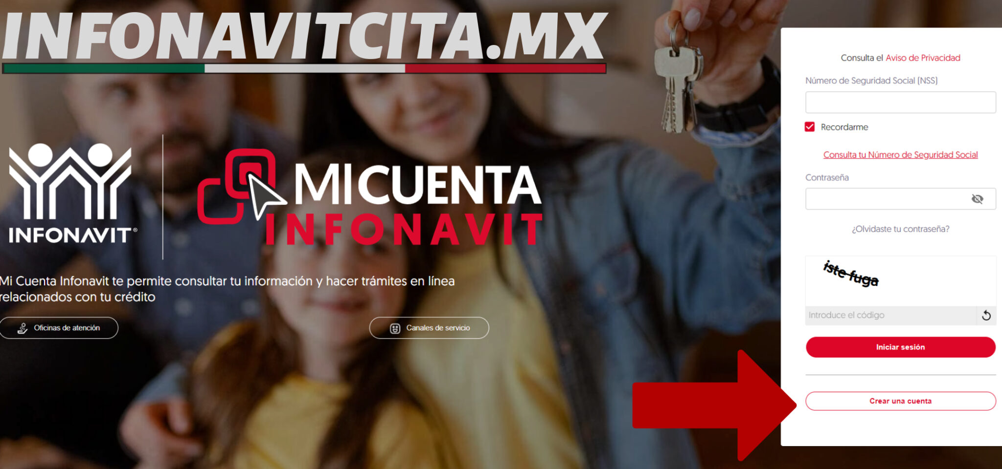 Mi cuenta INFONAVIT - Registro y cómo entrar - 2025